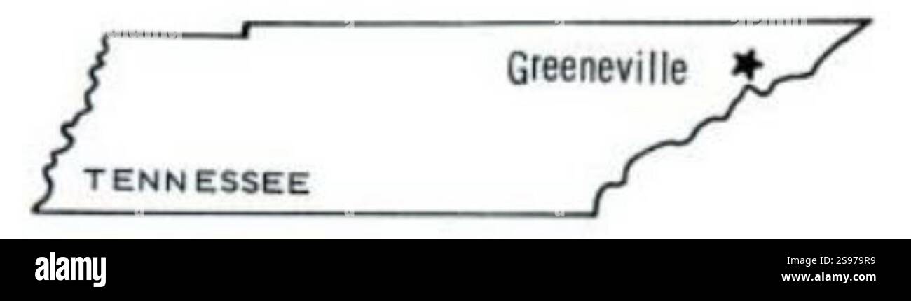 Greeneville Greene County Tennessee in 1967 U.S. Department of Commerce ...