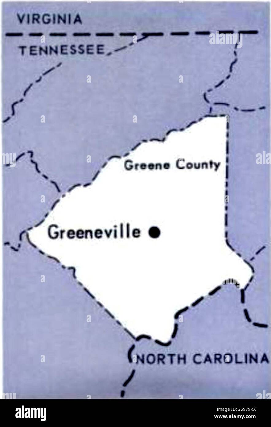 Greeneville Greene County Tennessee in 1967 U.S. Department of Commerce ...