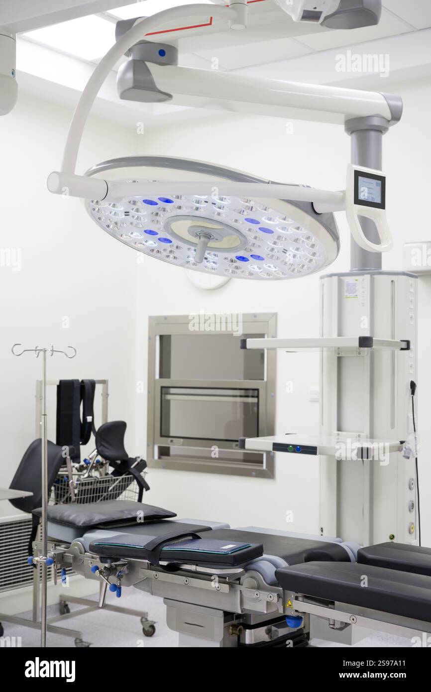 Brand new operating room, operating room. Full medical equipment in ...
