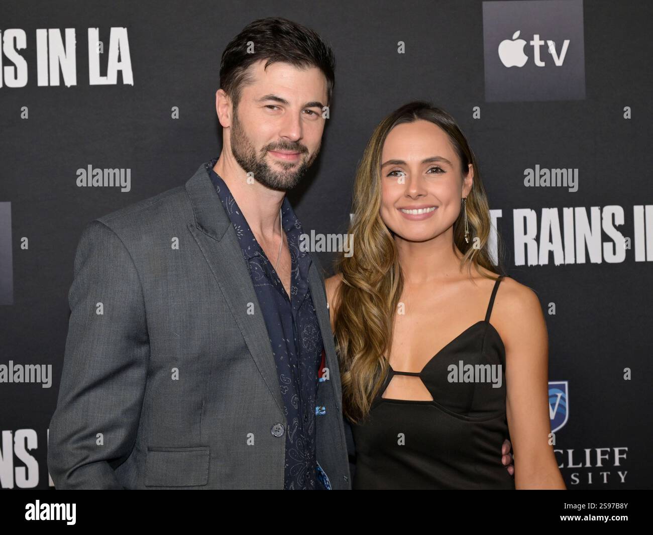 23 January 2025 - Hollywood, California - Tom Gipson and Justine Stos ...
