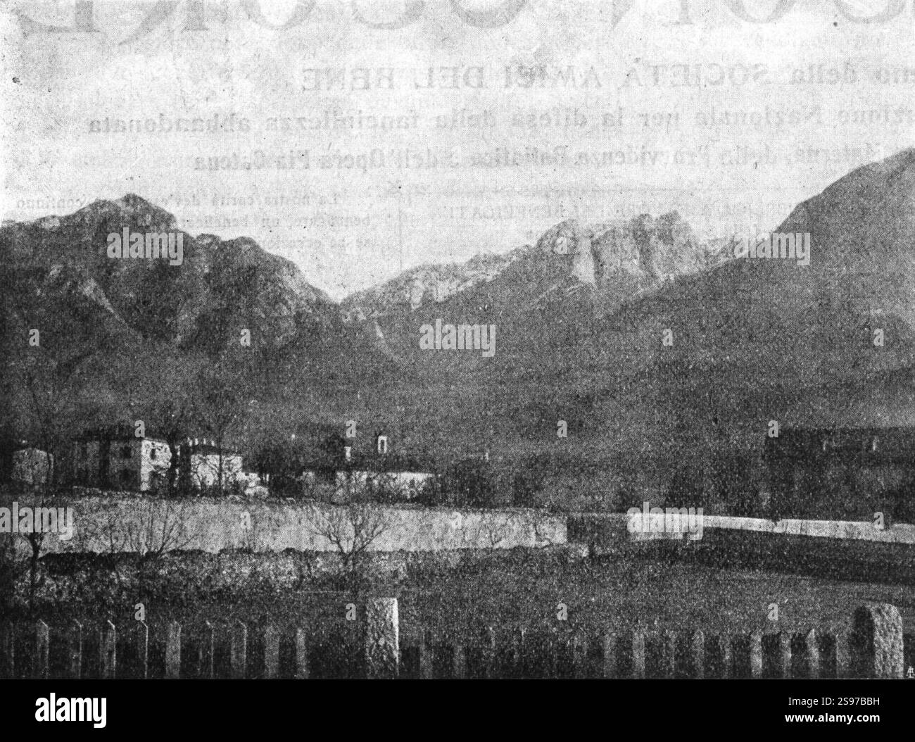 Grigna settentrionale vista da Mandello, ante 1910 - Archivio ...