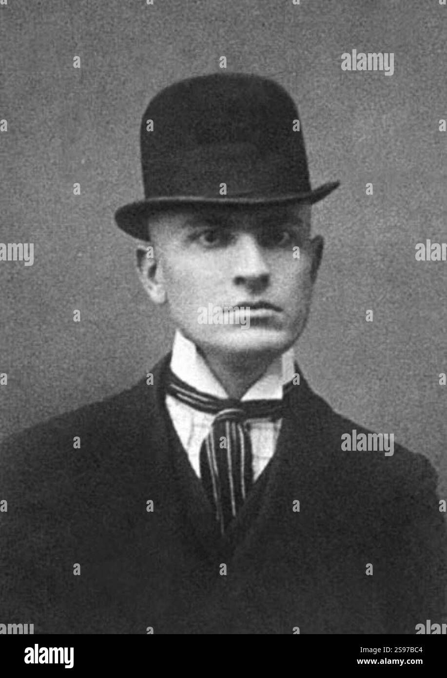 Grigol Robakidze, a Georgian public figure, in his younger years Stock ...
