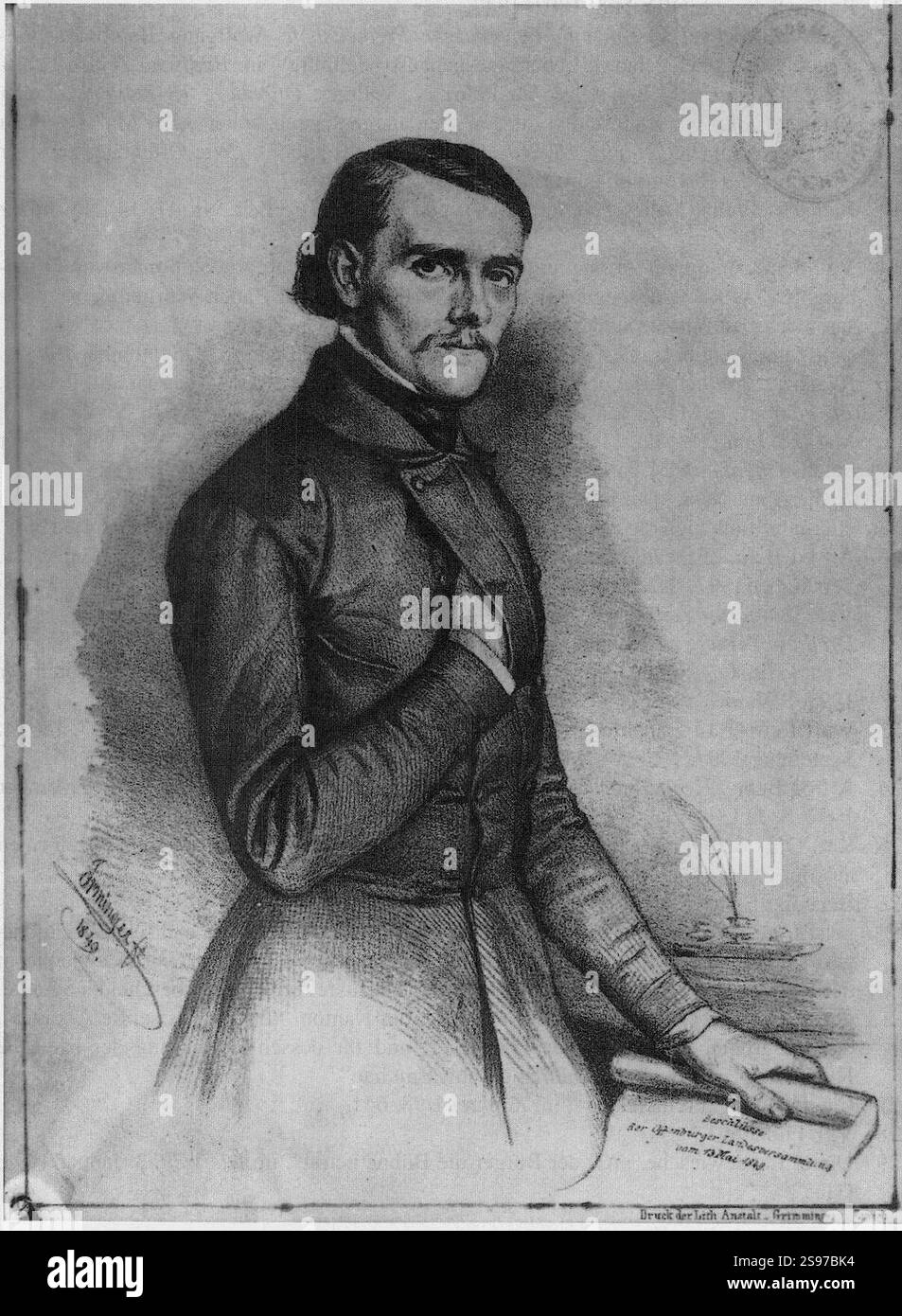 Grimminger Porträt Goegg Stock Photo - Alamy