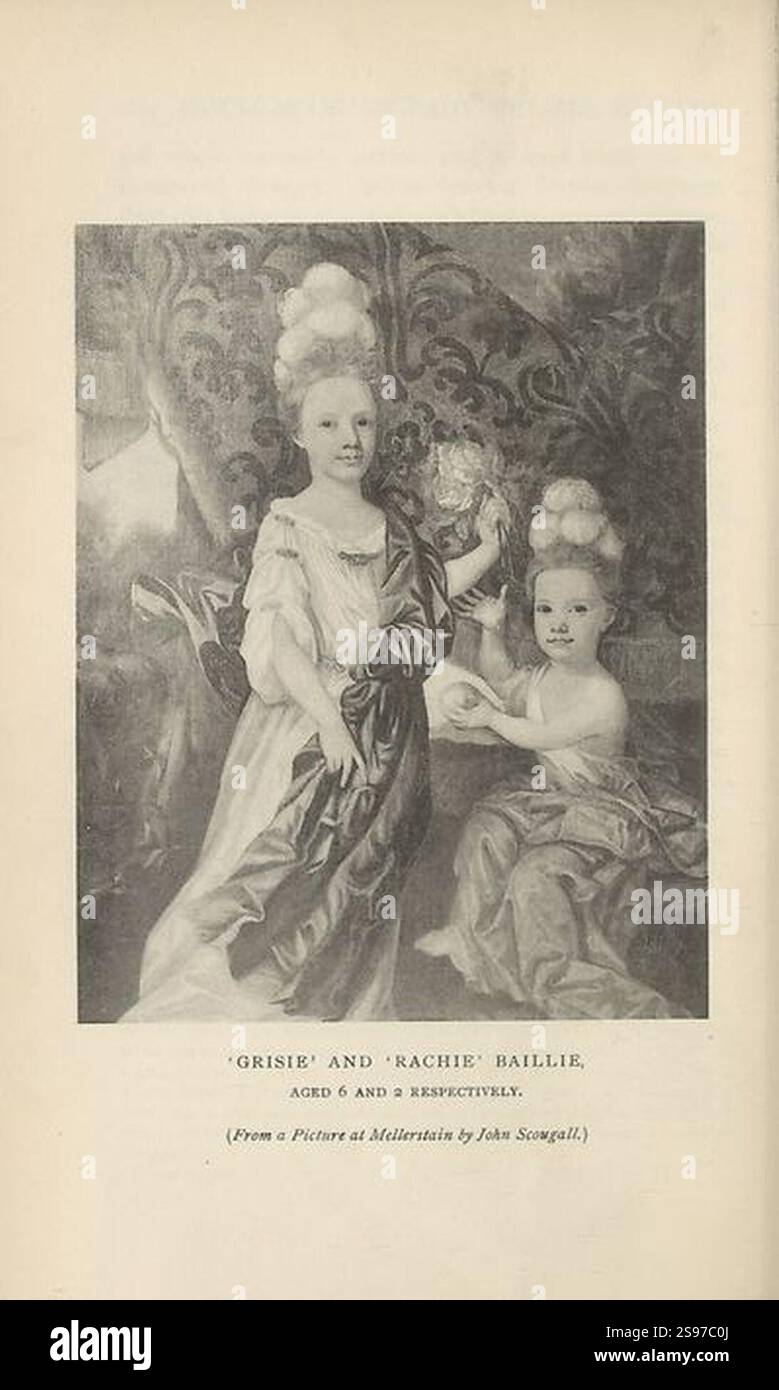 Grizel and Rachel Bailie as children Stock Photo - Alamy