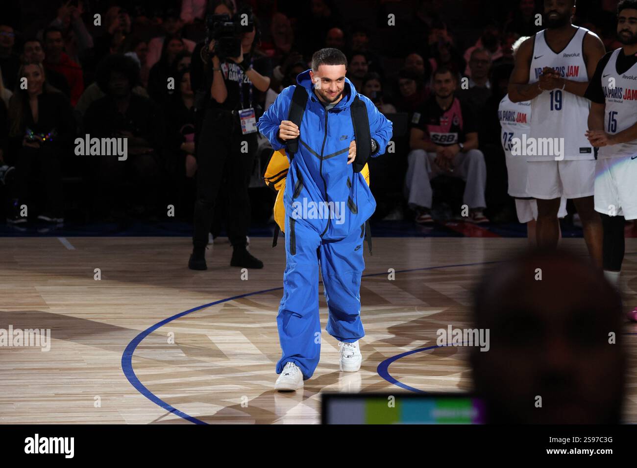 Inoxtag attends NBA PARIS JAM in Paris, France on January 24, 2025 ...