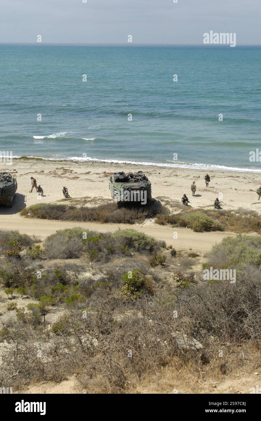 Marines on the beach at Camp Pendleton, California Stock Photo - Alamy
