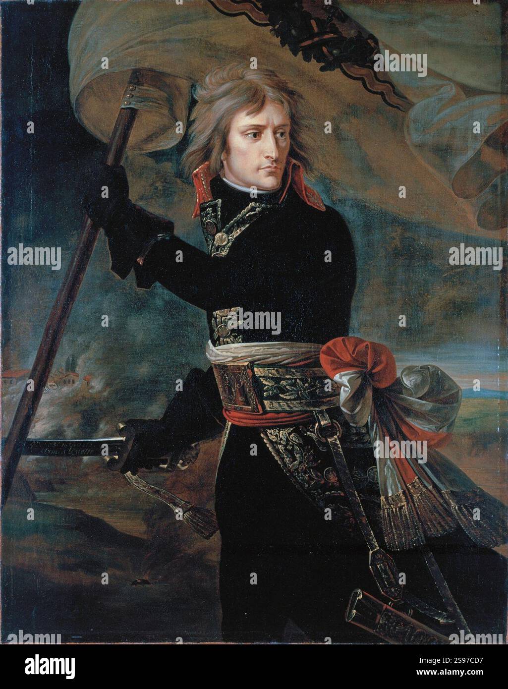 Gros, Antoine-Jean, baron - Napoleon Bonaparte on the Bridge at Arcole ...