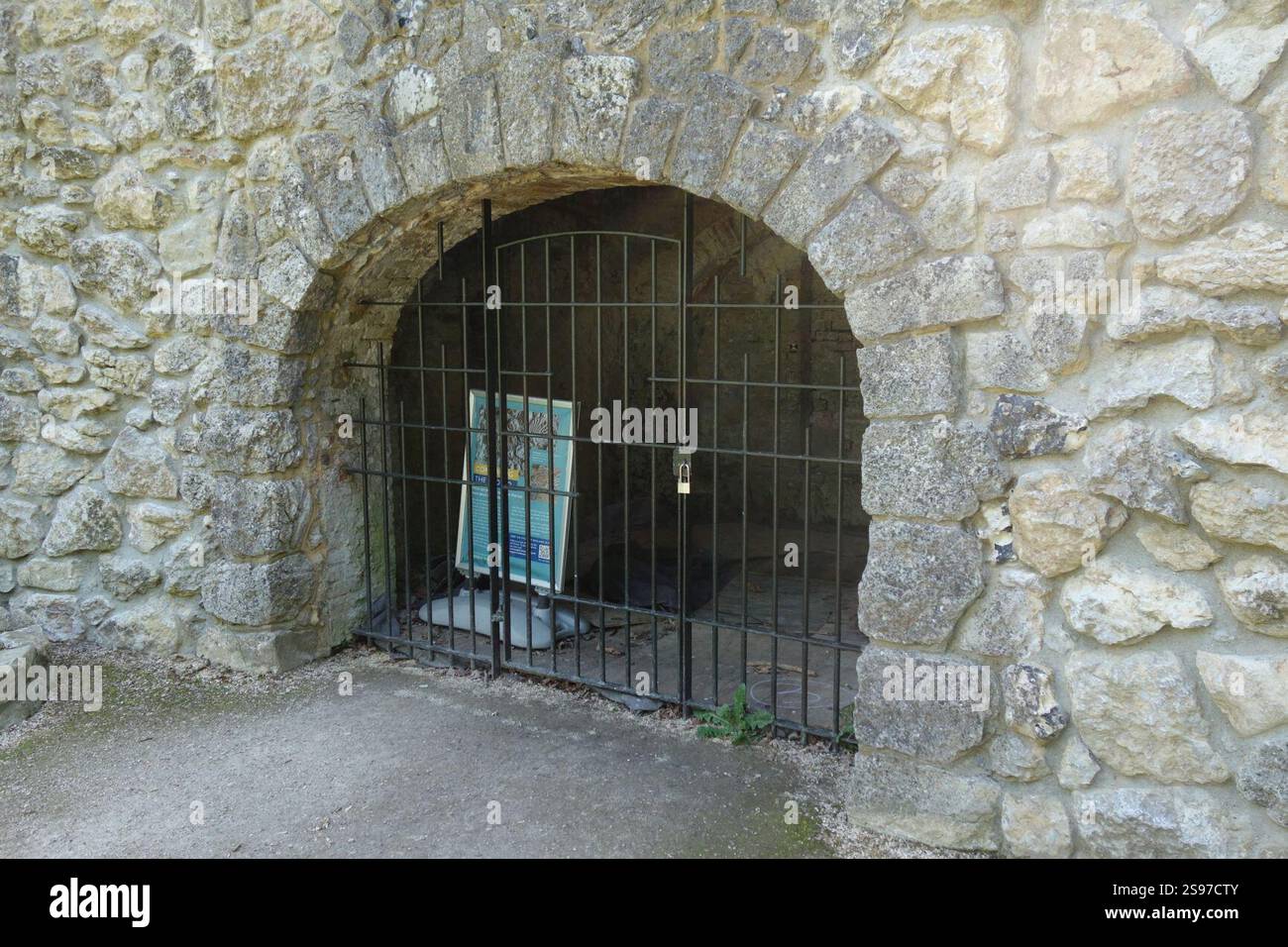 Grotto gate - Marble Hill House - Twickenham - London, UK Stock Photo ...