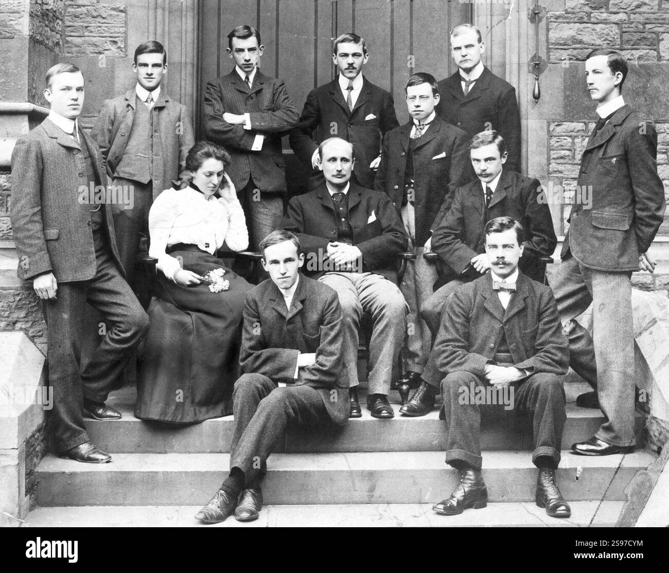 Group photograph of physics staff and senior students, University ...