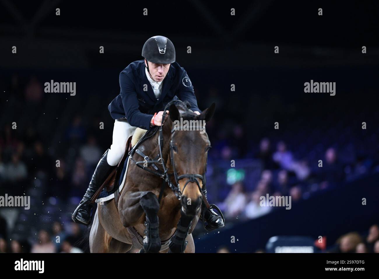Jur Vrieling of Netherlands with Helwell du Chabus during the De ...