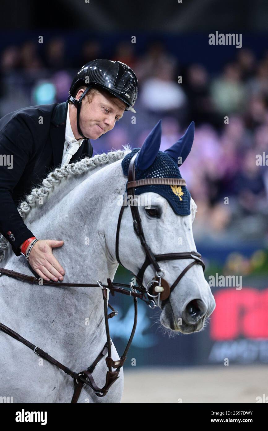 Matthew Sampson of United Kingdom with Daniel during the De Telegraaf ...