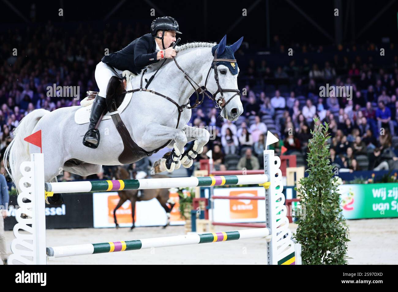 Matthew Sampson of United Kingdom with Daniel during the De Telegraaf ...