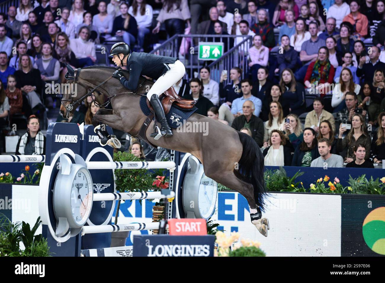 Max Kühner of Austria with Eic Julius Caesar during the De Telegraaf ...