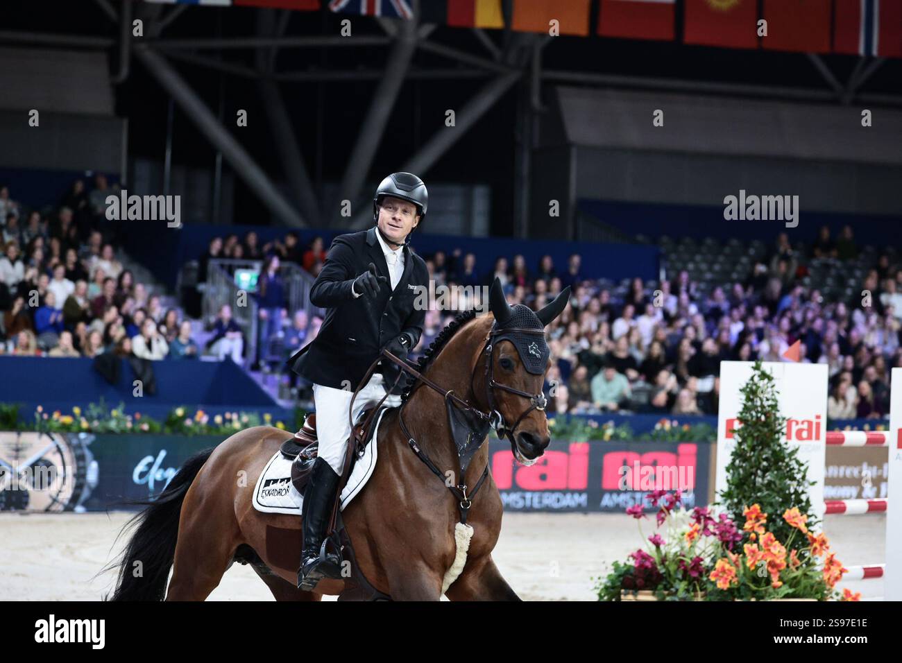 Willem Greve of Netherlands with Highway Tn N.O.P. during the De ...