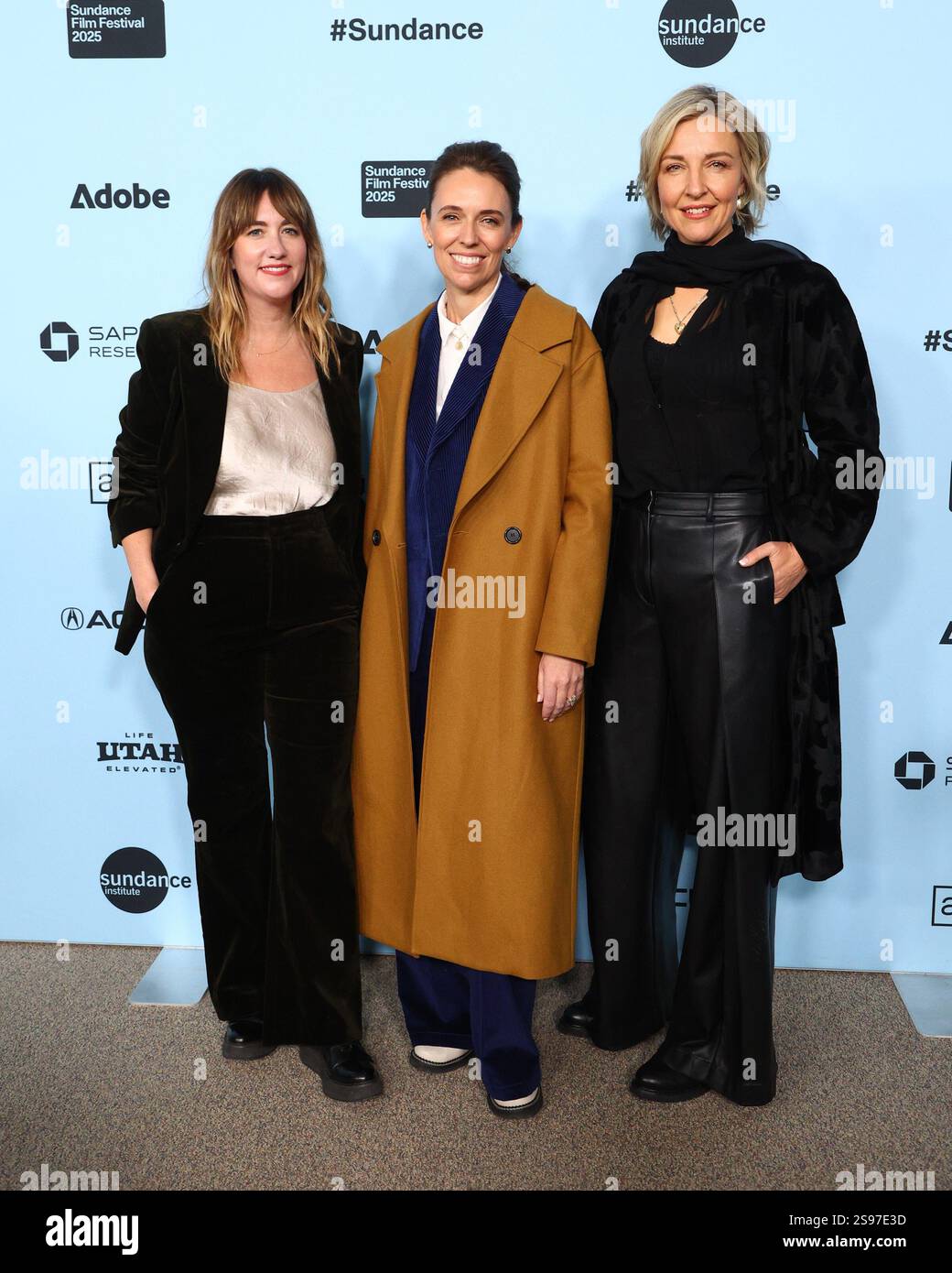 Lindsay Utz, Jacinda Ardern, Michelle Walshe at arrivals for PRIME ...