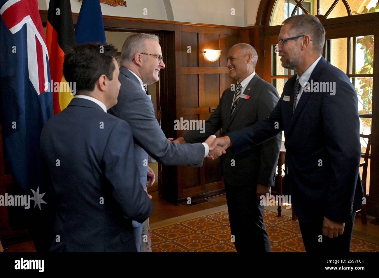 Prime Minister Anthony Albanese, fiancé Jodie Haydon and 2019 ...
