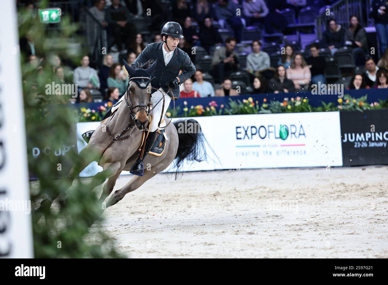 Harrie Smolders of Netherlands with Mr. Tac during the Stal van der ...
