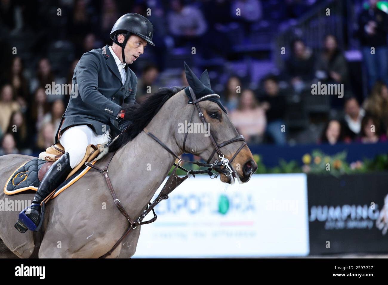 Harrie Smolders of Netherlands with Mr. Tac during the Stal van der ...