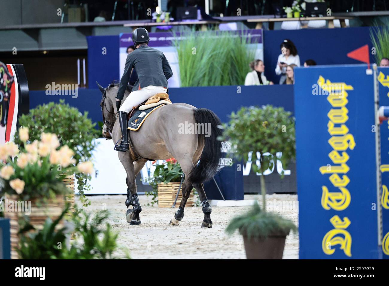Harrie Smolders of Netherlands with Mr. Tac during the Stal van der ...