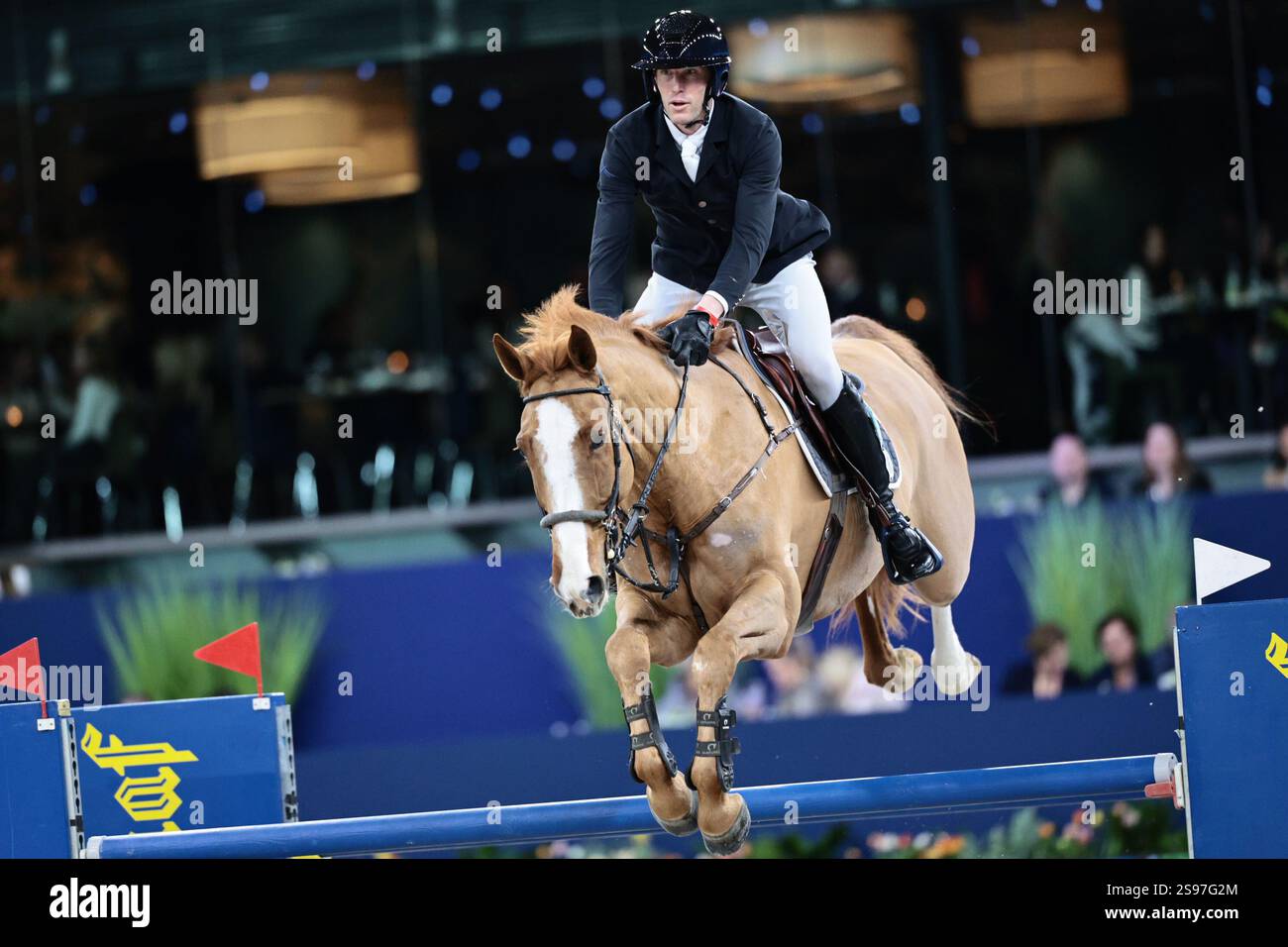 Kevin Staut of France with Queen's Balou B during the Stal van der Haar ...