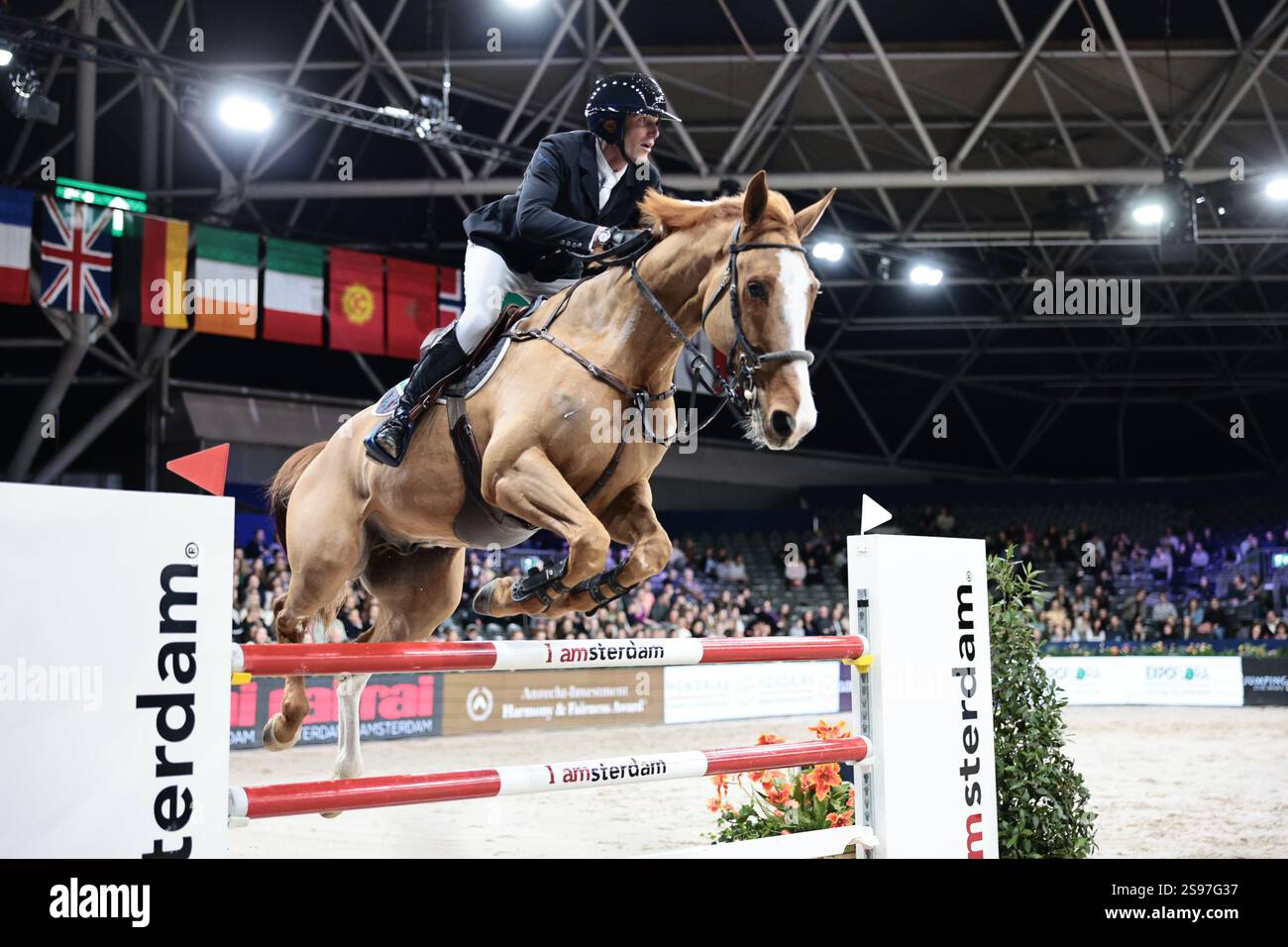 Kevin Staut of France with Queen's Balou B during the Stal van der Haar ...