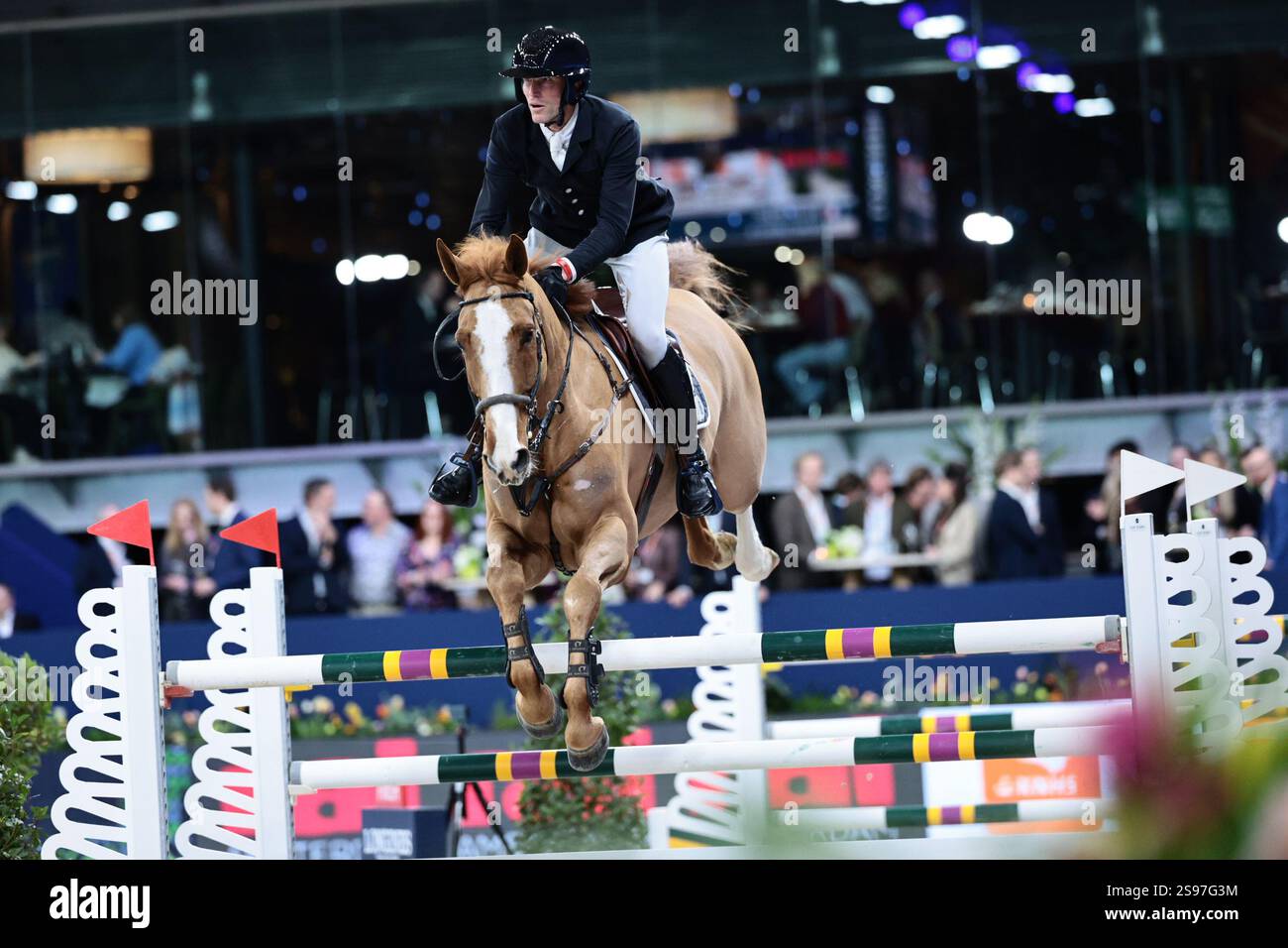 Kevin Staut of France with Queen's Balou B during the Stal van der Haar ...