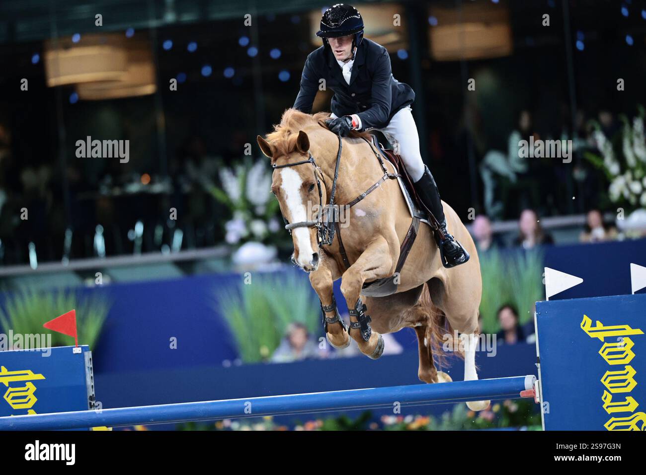 Kevin Staut of France with Queen's Balou B during the Stal van der Haar ...