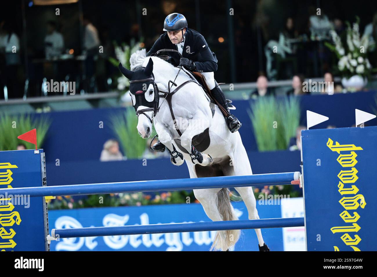 Piergiorgio Bucci of Italy with Kiss me Fabulesse during the Stal van ...
