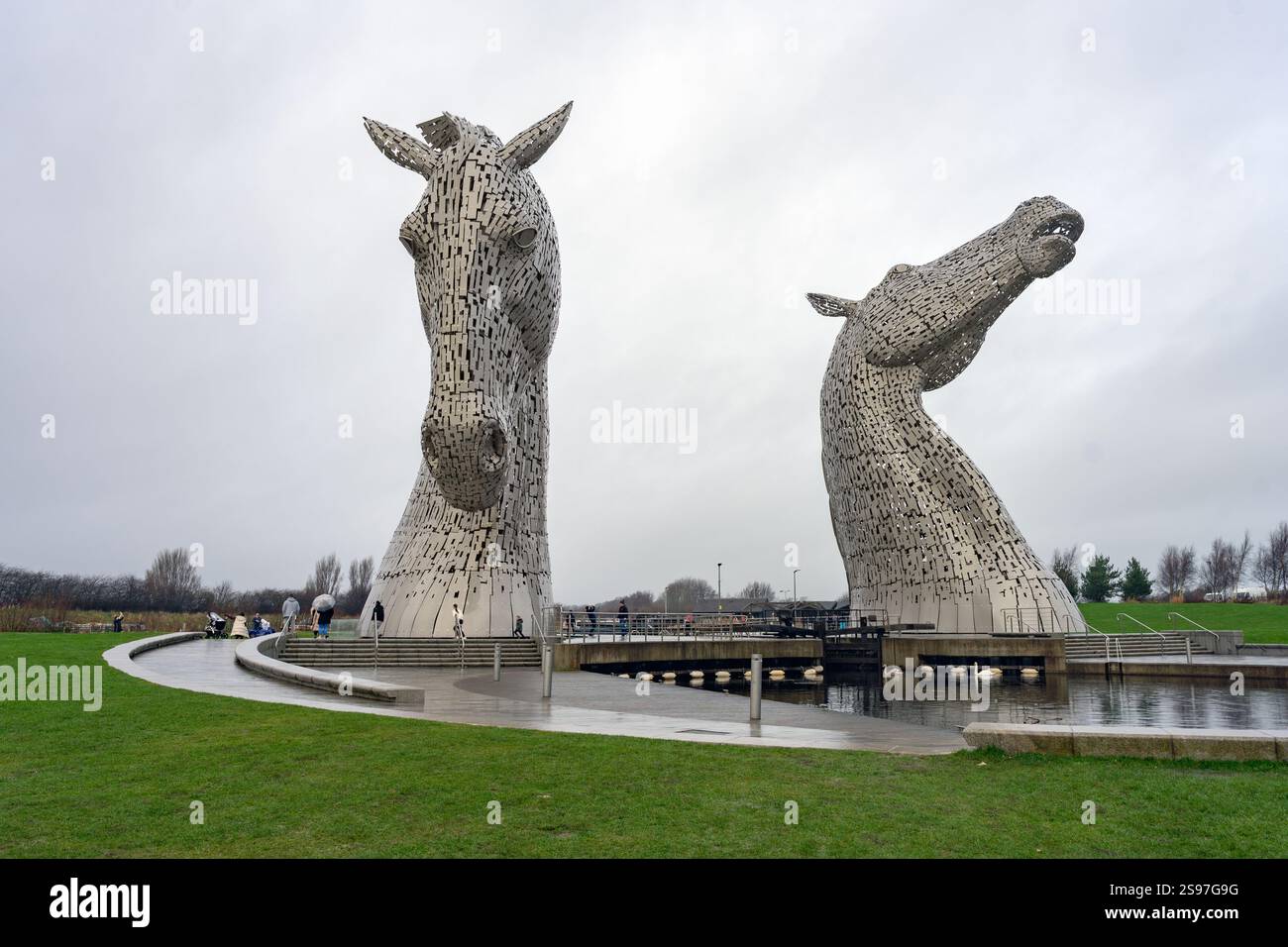 Kelpies falkirk 2021 hi-res stock photography and images - Alamy