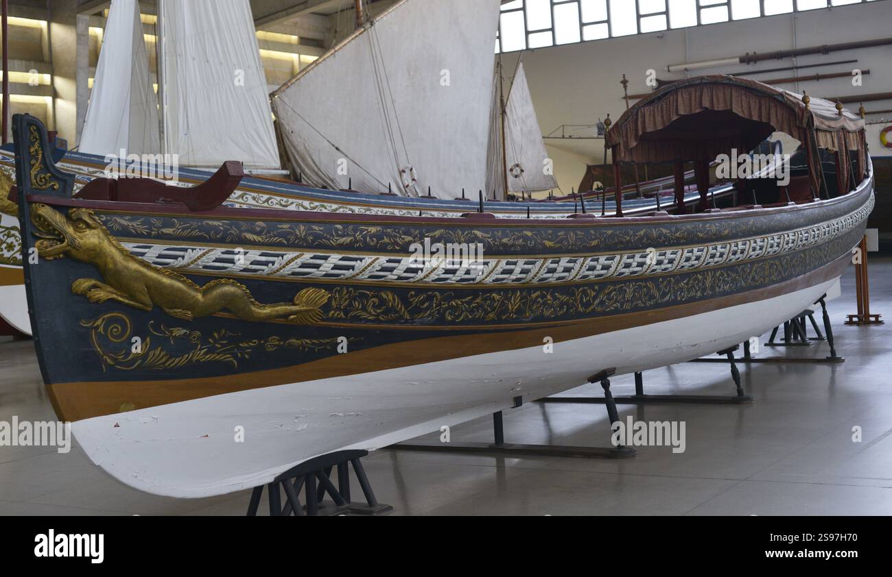 The Golden Barge. Built in 1790, by order of Queen Maria I of Portugal ...