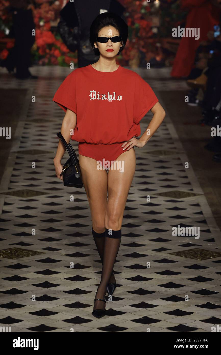 WILLY CHAVARRIA Fall/Winter 2025-2026 runway during Paris Fashion Week ...