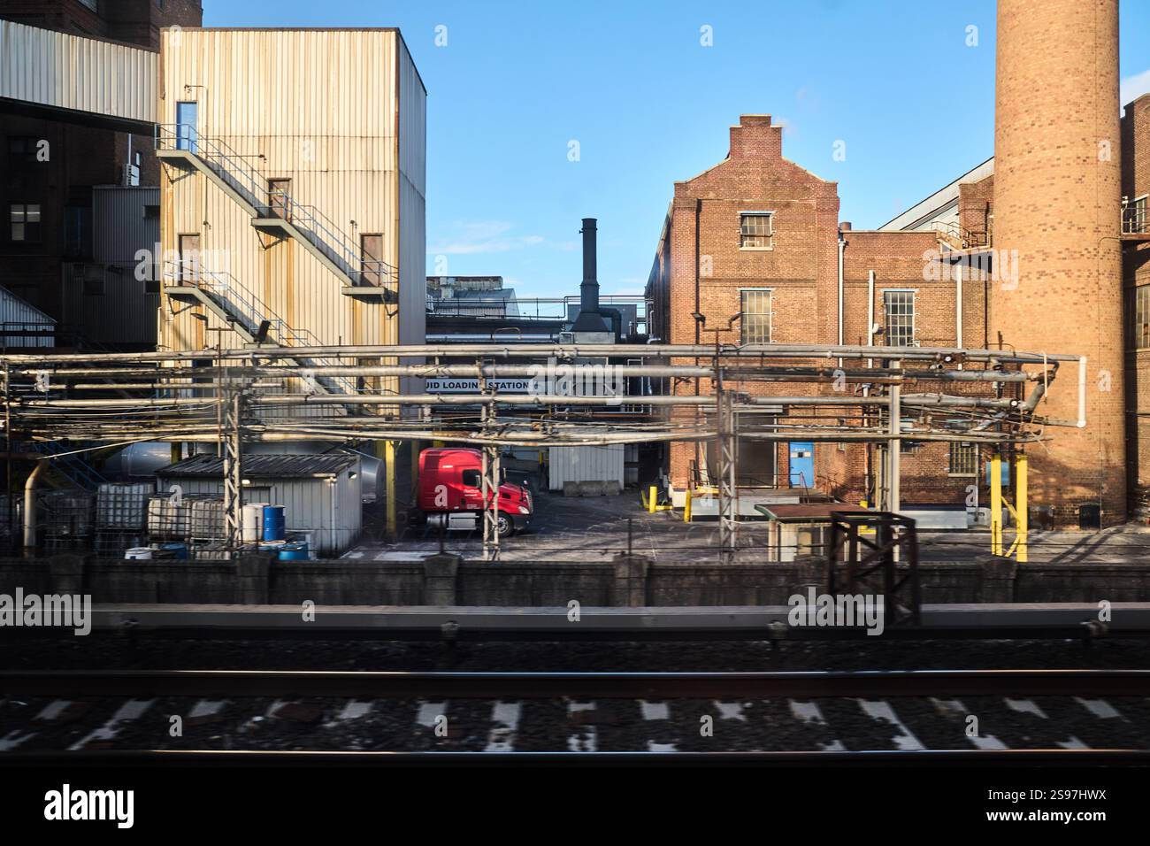 Factory viewed from train hi-res stock photography and images - Alamy