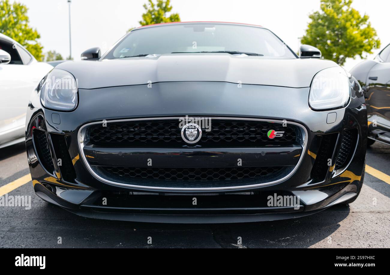 Chicago, Illinois, USA - September 08, 2024: Jaguar F-TYPE S v8 AWD ...