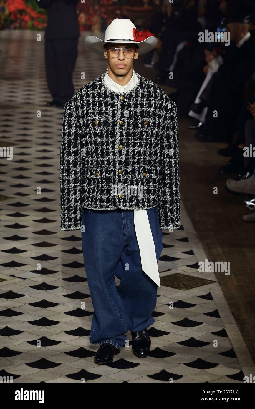 WILLY CHAVARRIA Fall/Winter 2025-2026 runway during Paris Fashion Week ...