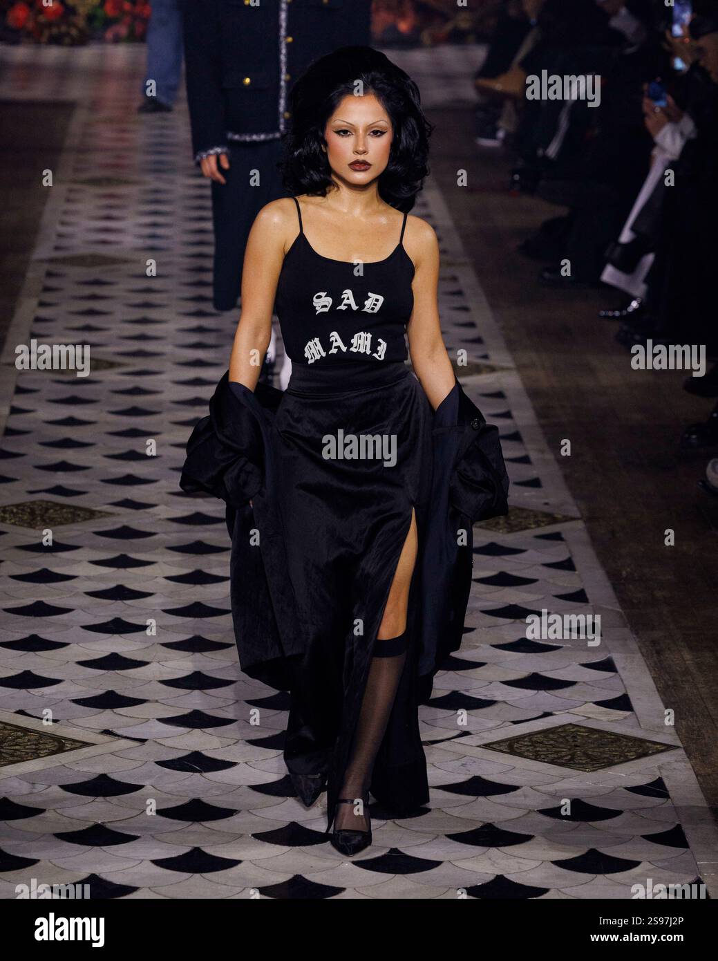 Becky G at WILLY CHAVARRIA Fall/Winter 2025-2026 runway during Paris ...