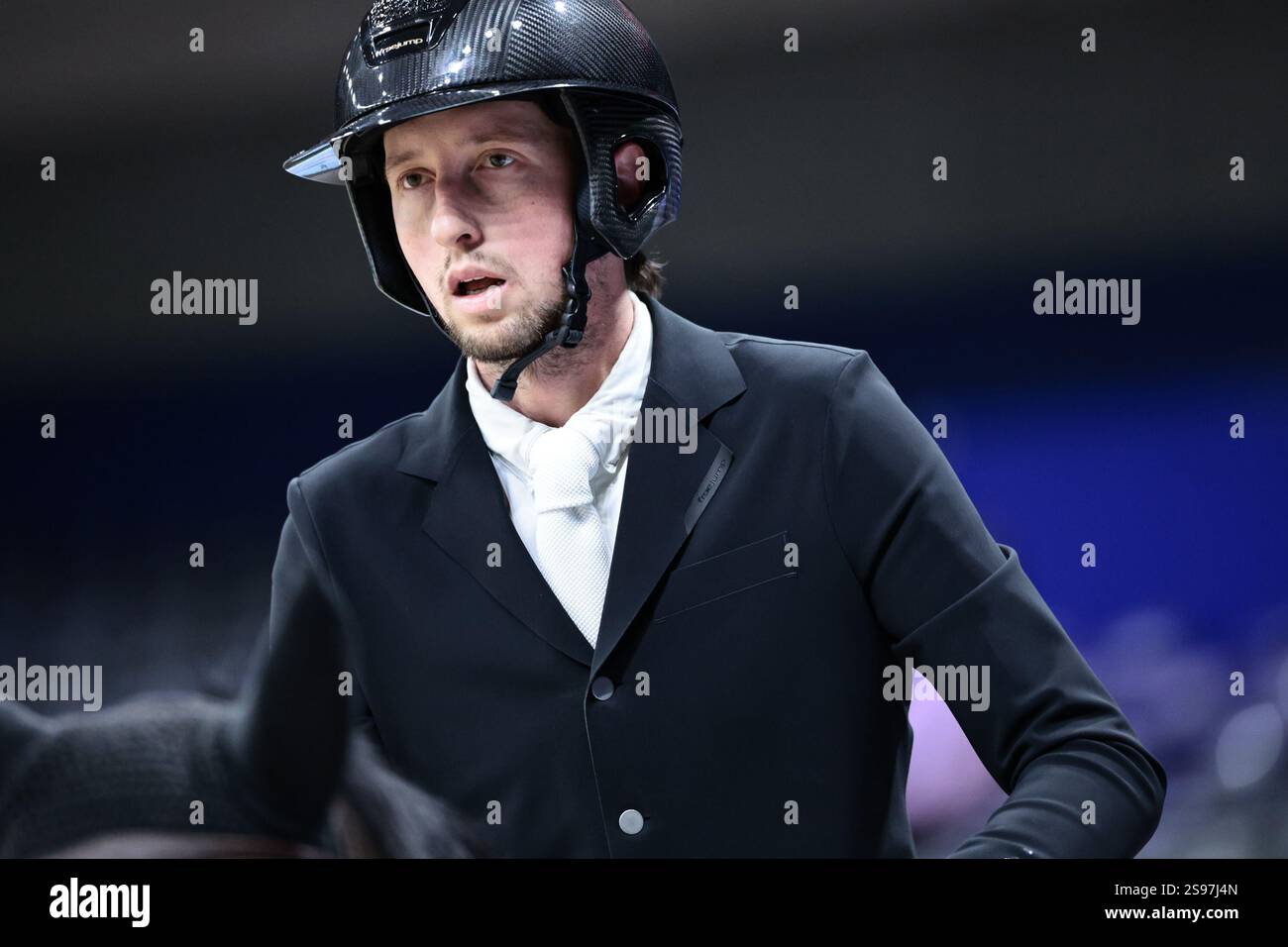 Martin Fuchs of Switzerland with Conner Jei during the GDS Training ...