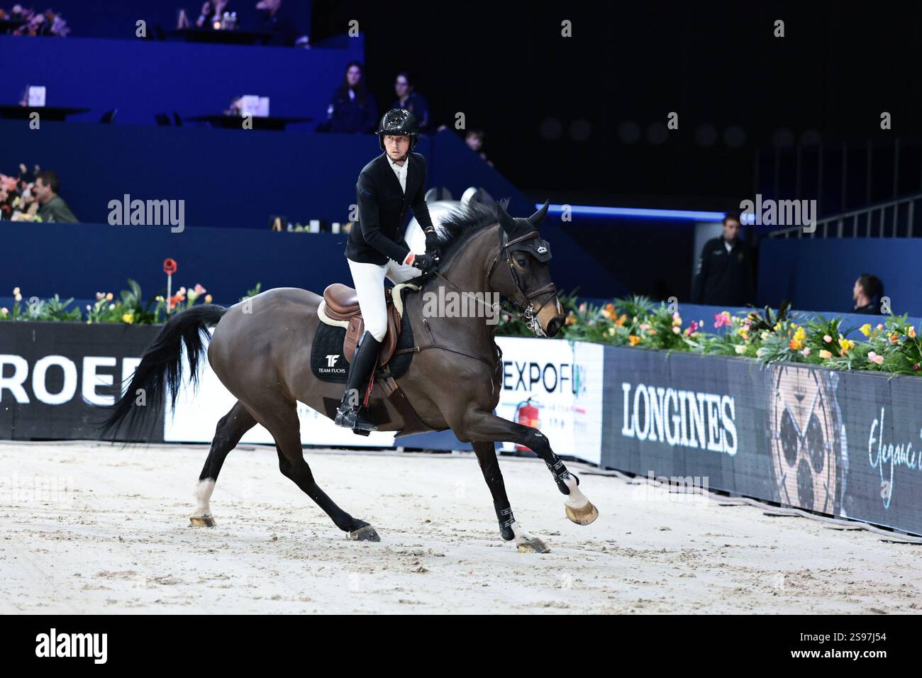 Martin Fuchs of Switzerland with Conner Jei during the GDS Training ...