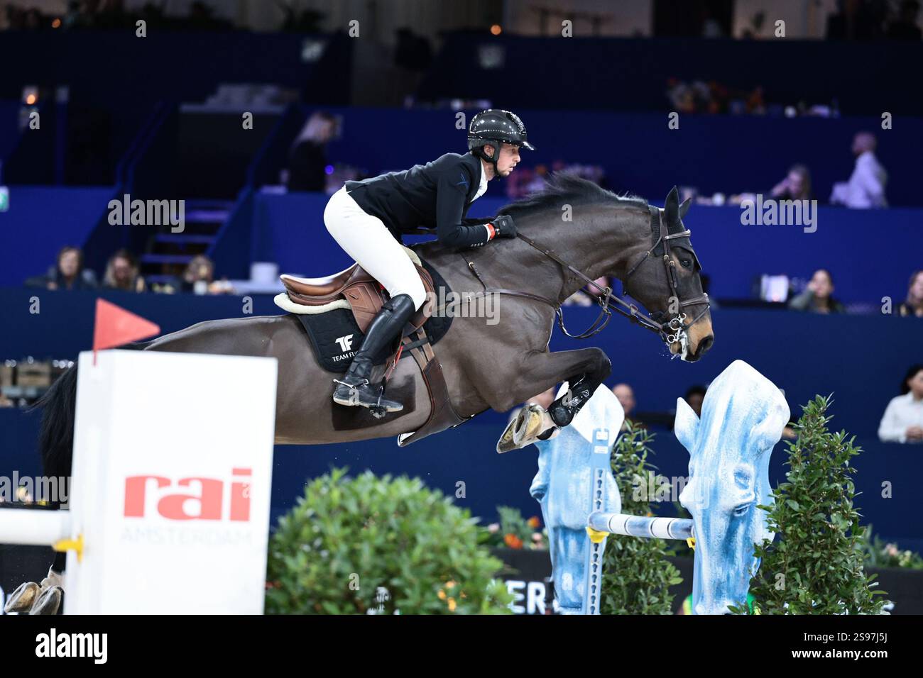 Martin Fuchs of Switzerland with Conner Jei during the GDS Training ...
