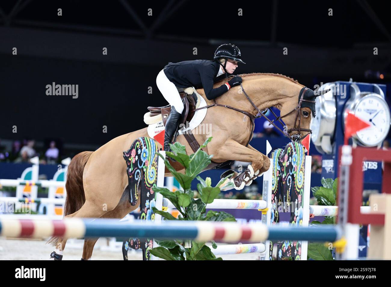 Zascha Nygaard Lill of Denmark with Cornflake CR during the GDS ...
