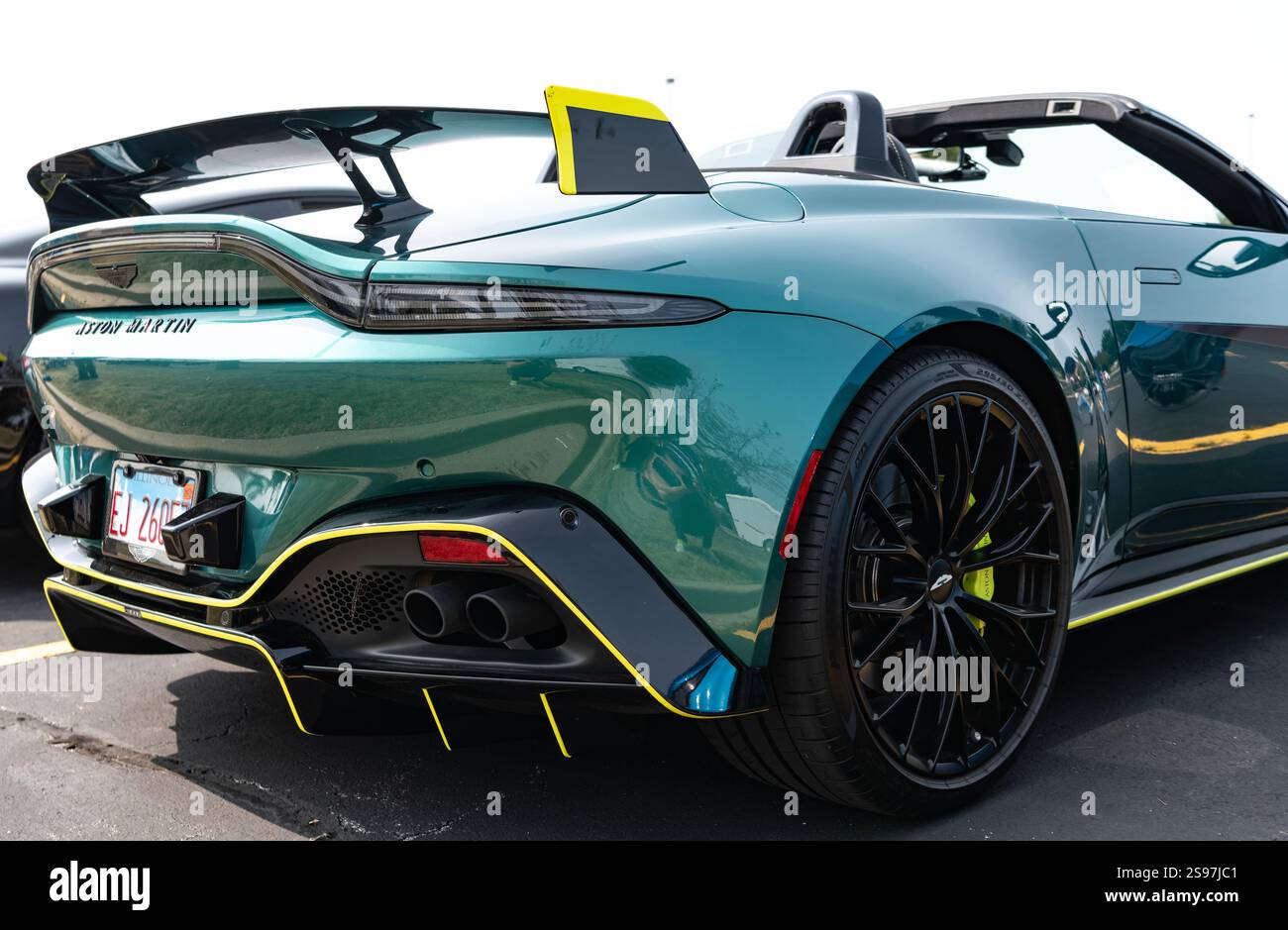 Chicago, Illinois, USA - September 08, 2024: 2023 Aston Martin V8 ...