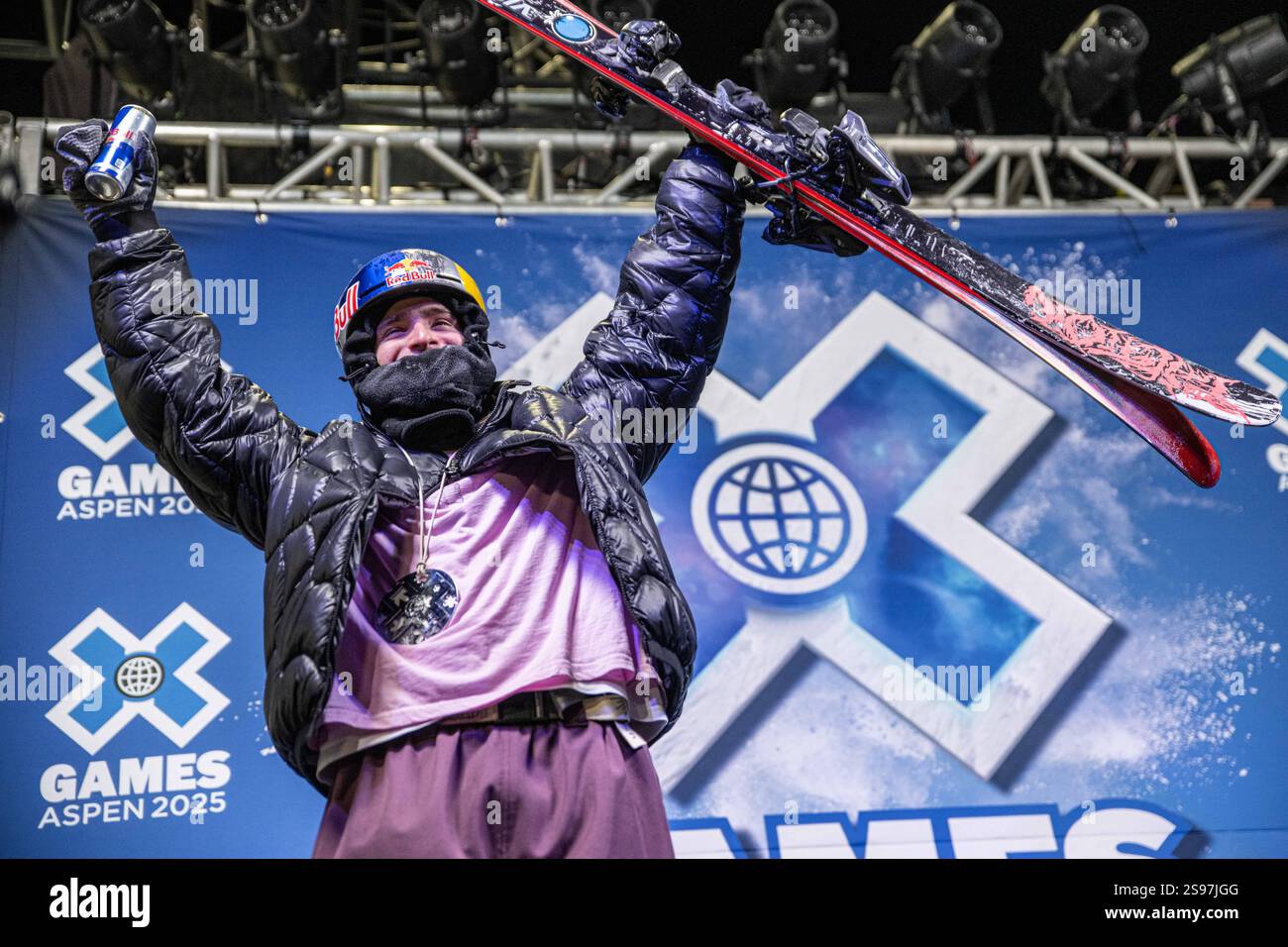 January 23, 2025, Aspen, Colorado, USA: Czech-Austrian freestyle skier ...