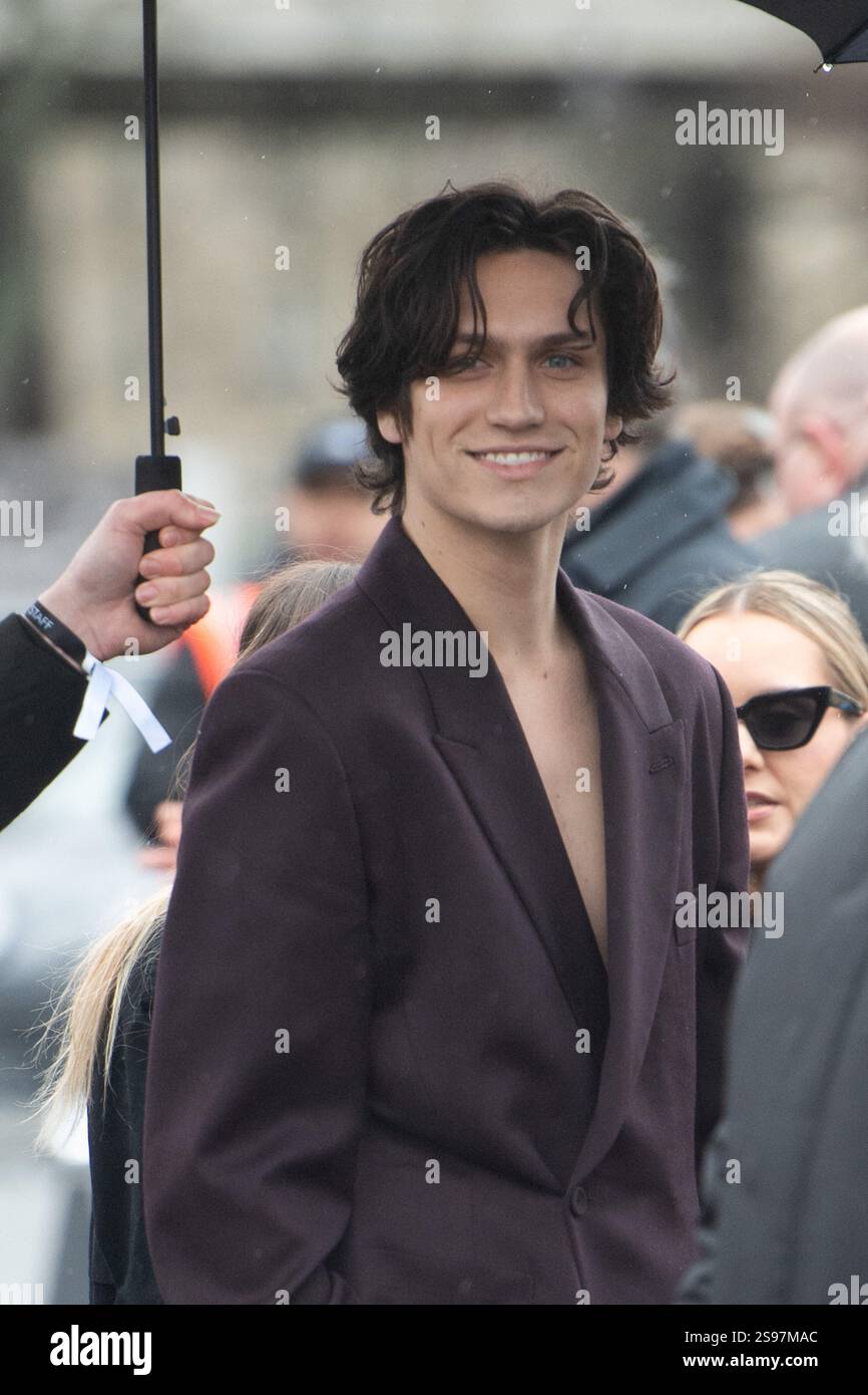 Chase Hudson attending the Dior Homme Menswear Fall-Winter 2025/2026 ...