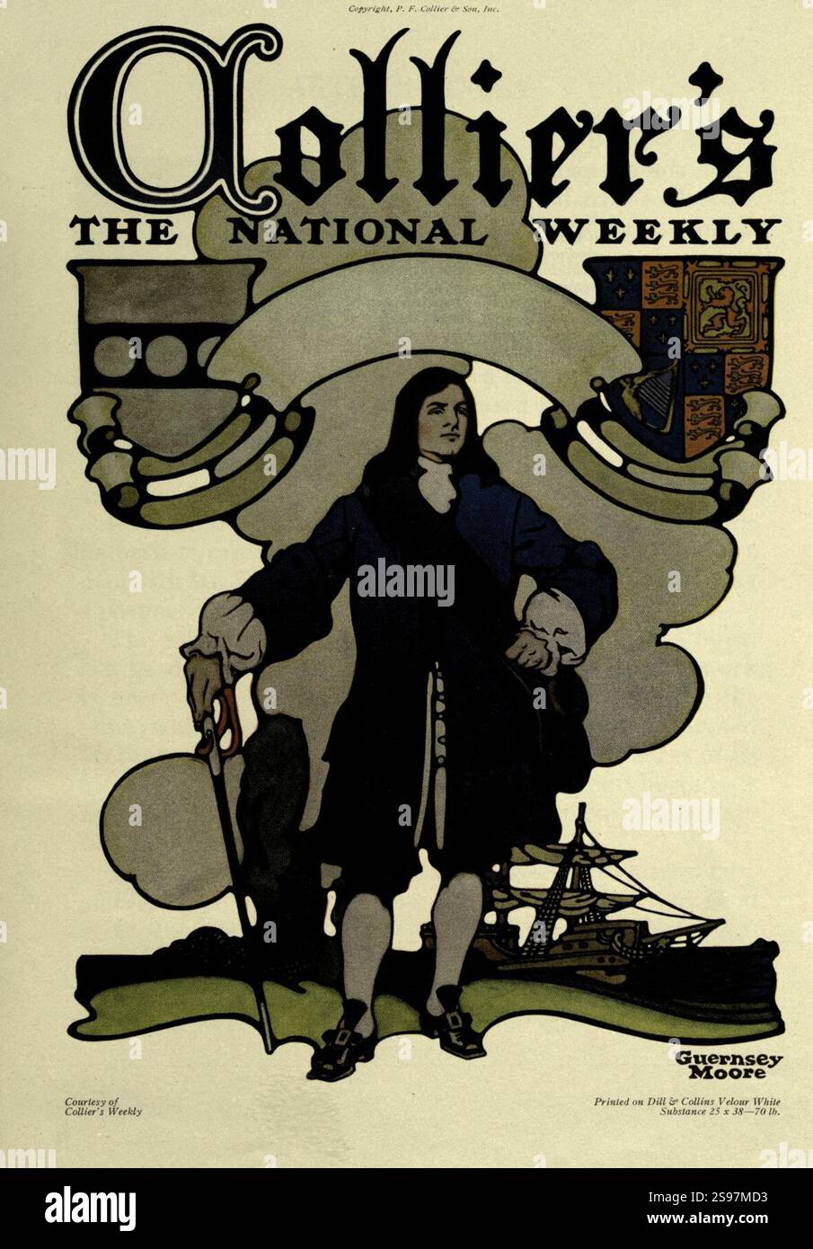 Guernsey Moore - Collier's, the National Weekly Stock Photo - Alamy