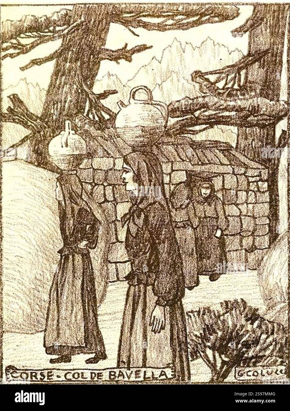 Guido Colucci - Corsica - Col di Bavella - cartolina Stock Photo - Alamy