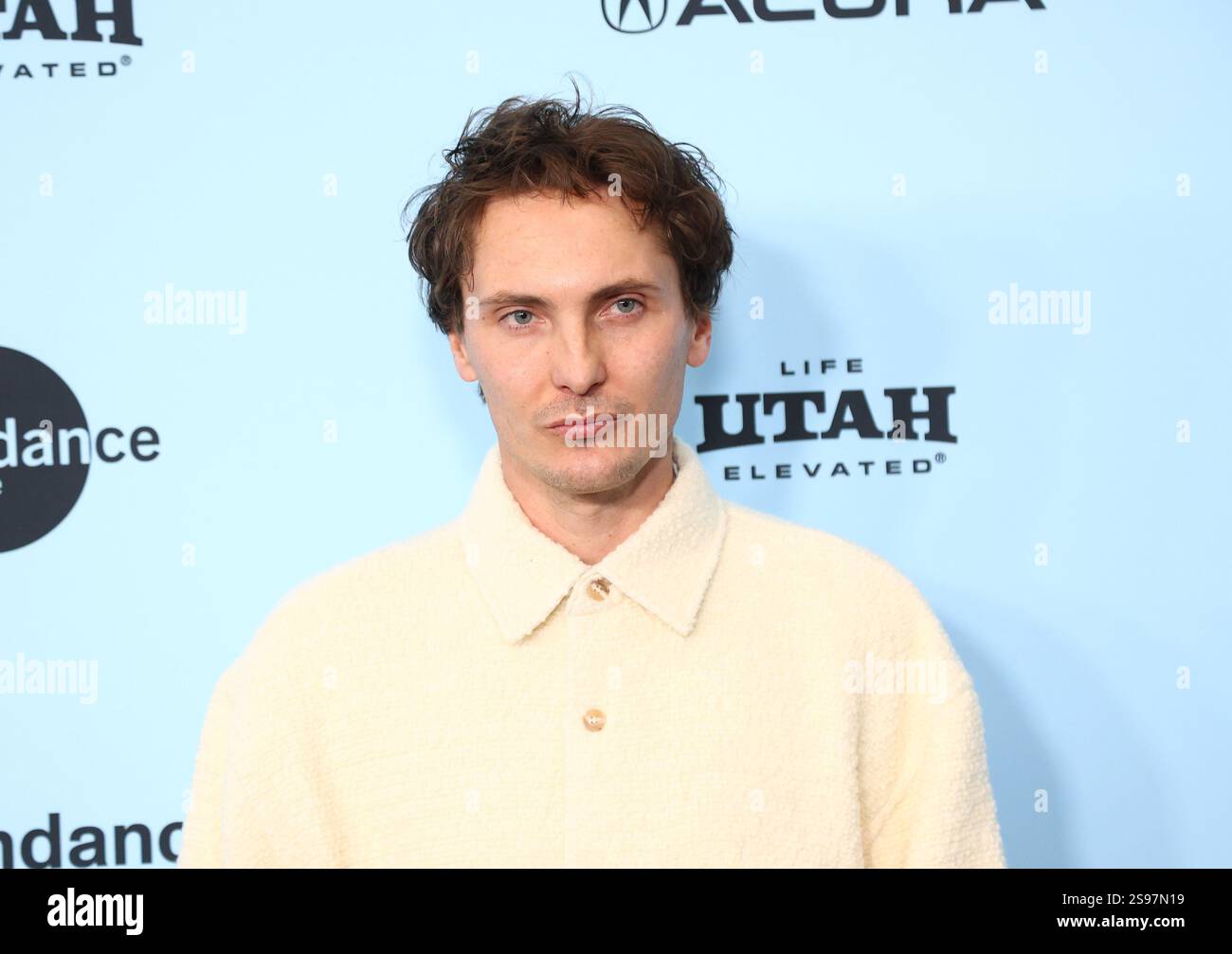 Eamon Farren arriving to the “Jimpa” premiere during the 2025 Sundance ...