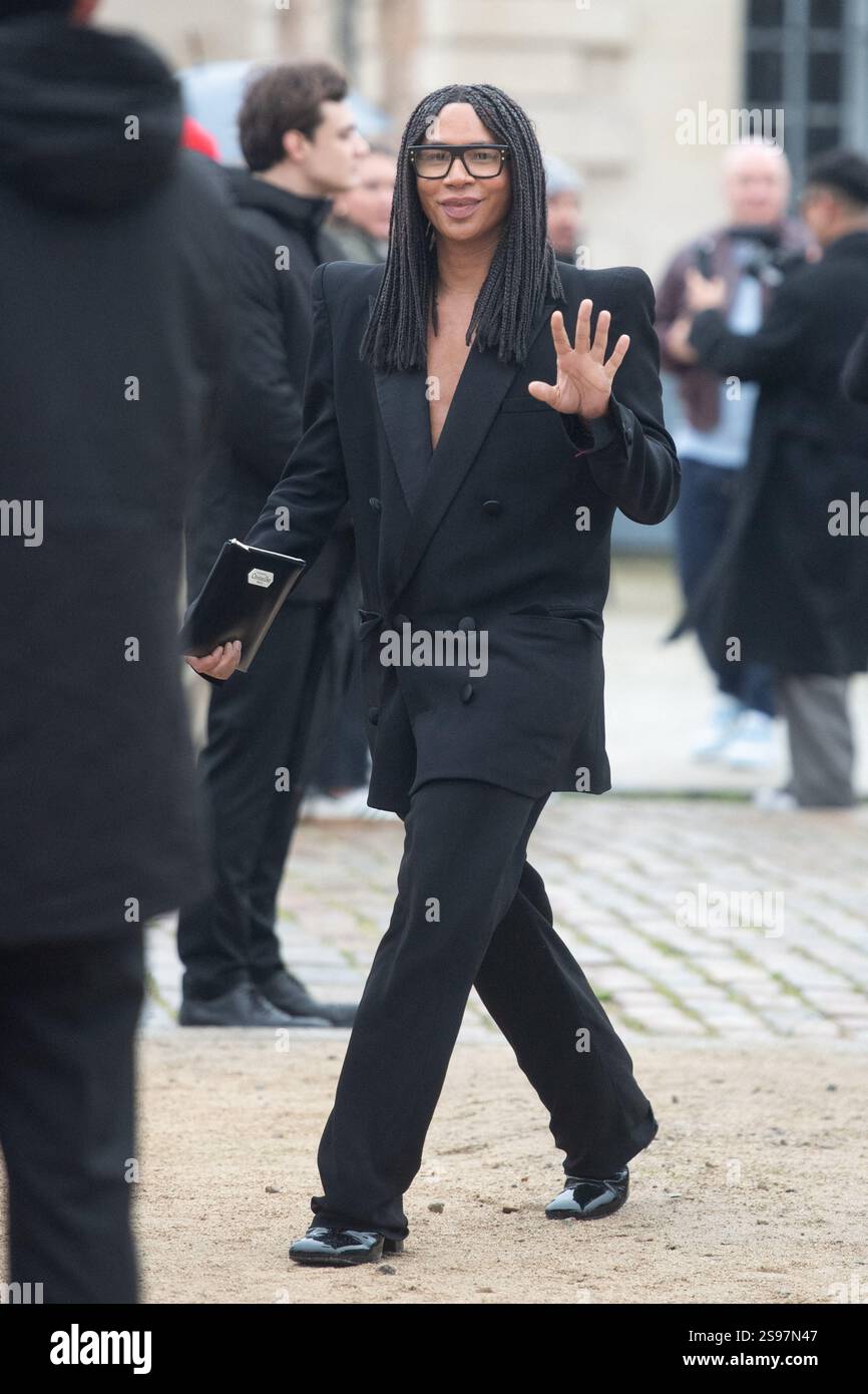 Olivier Rousteing attending the Dior Homme Menswear Fall-Winter 2025/ ...