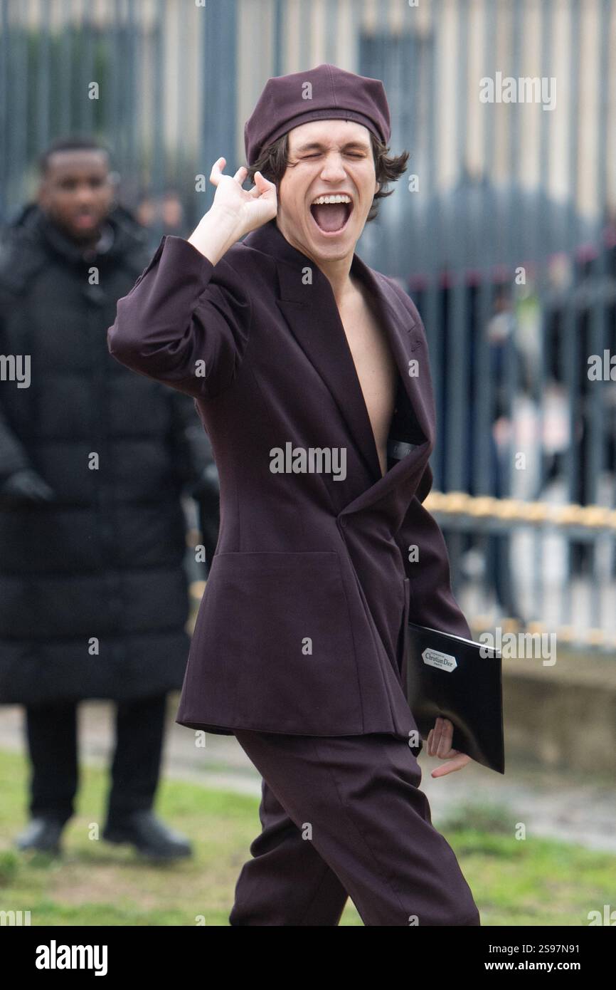 Chase Hudson attending the Dior Homme Menswear Fall-Winter 2025/2026 ...