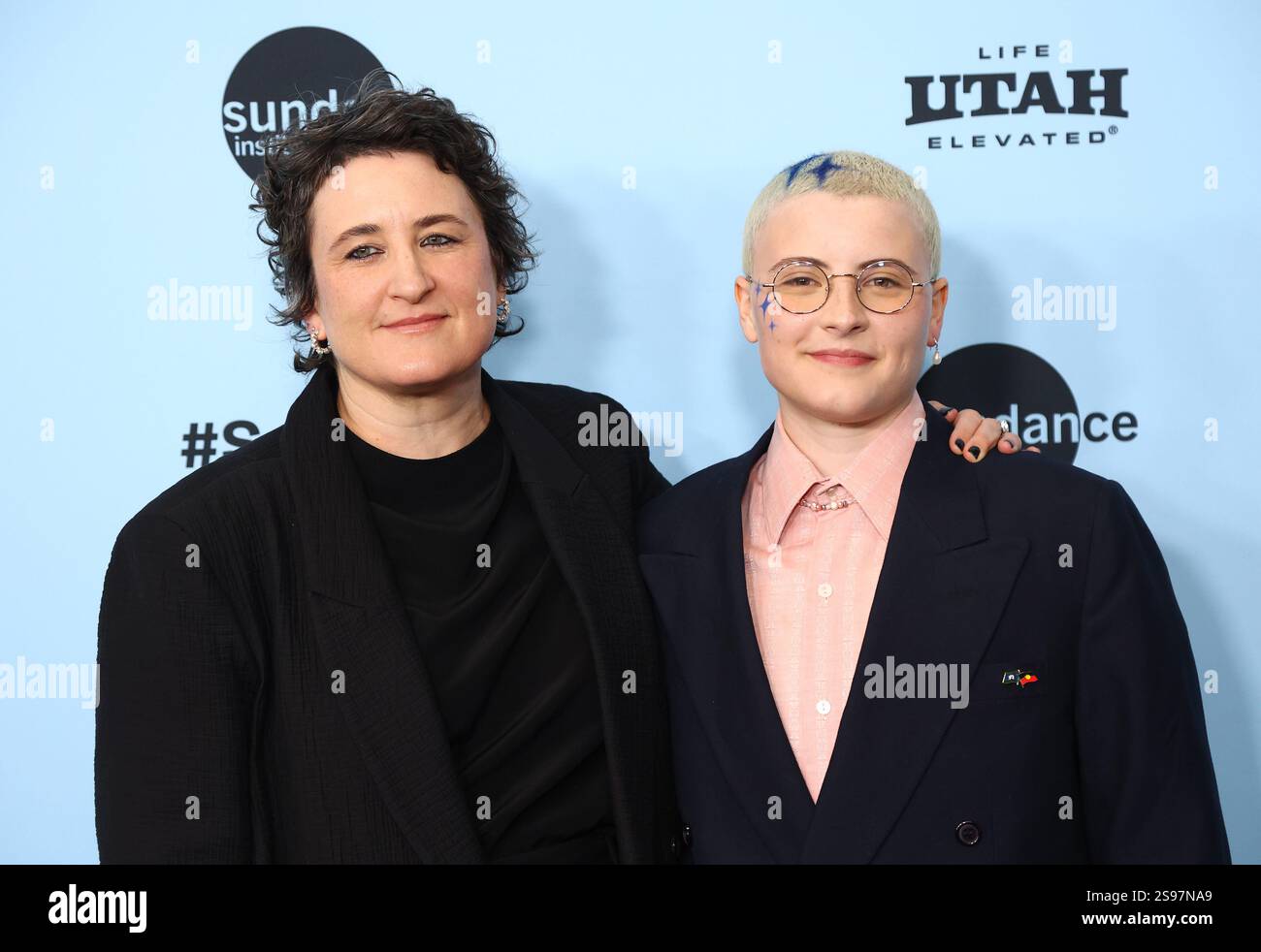Sophie Hyde and Aud Mason-Hyde arriving to the “Jimpa” premiere during ...