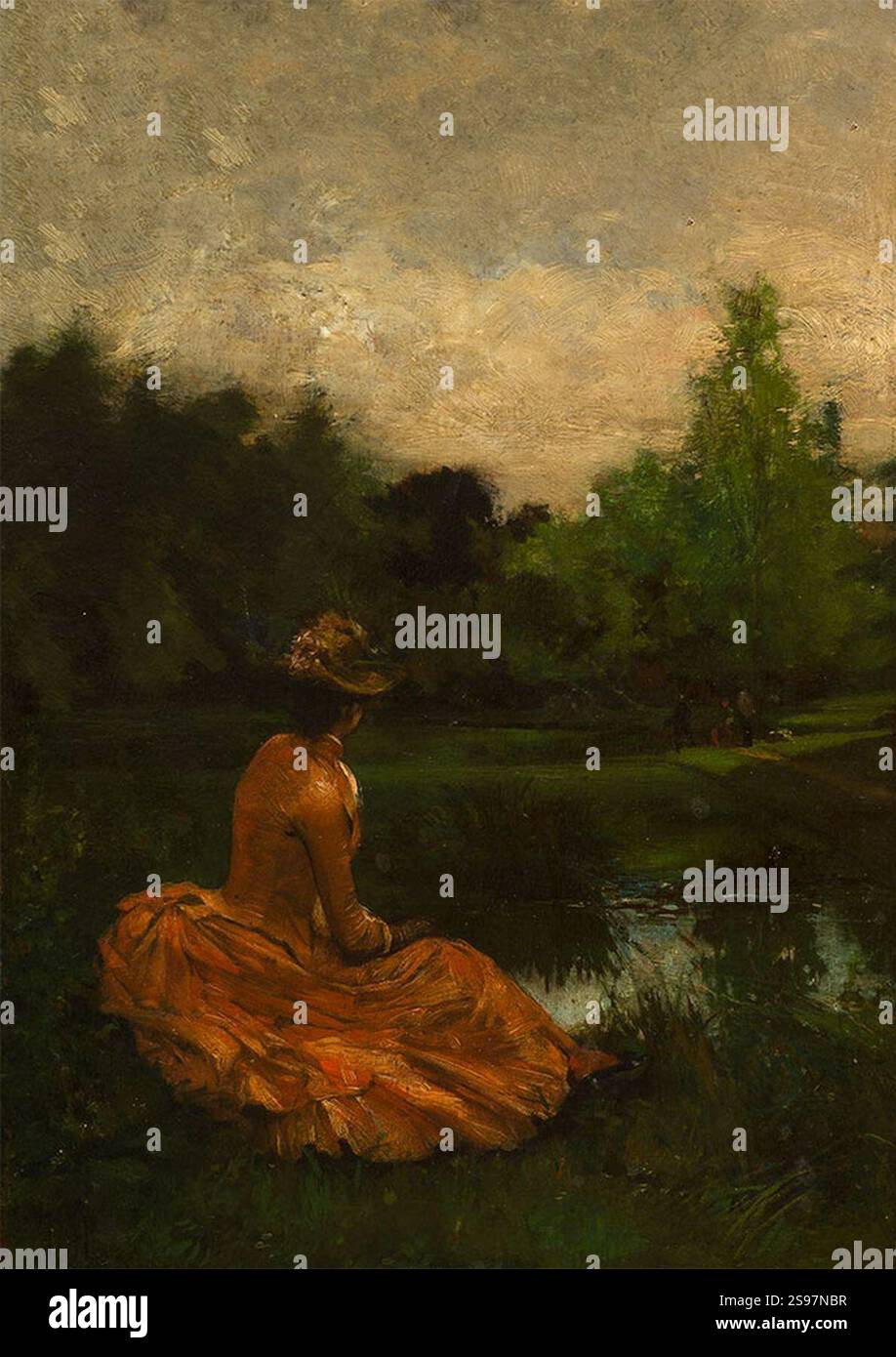 Guillermo Collazo - A orillas del lago Stock Photo - Alamy