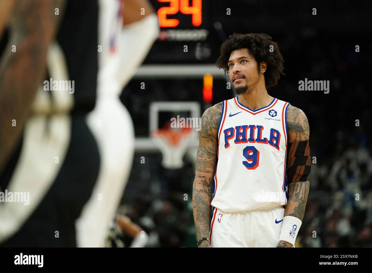 Philadelphia 76ers' Kelly Oubre Jr. during the second half of an NBA ...
